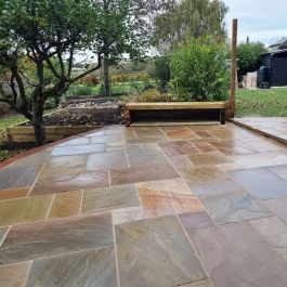 Packs Riven Natural Sandstone - Rippon Buff Patio Pack (18.9M2)